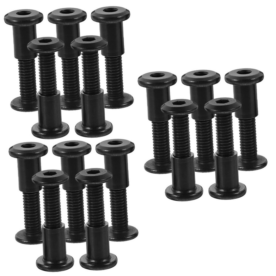 M2-M8 Hex Socket Chicago Screws Binding Screw Nail Rivets Black A2 ...