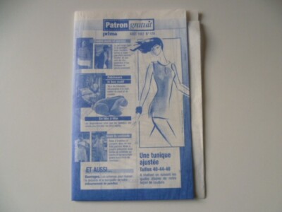 PATRON PRIMA N° 179 UNE TUNIQUE AJUSTEE | eBay