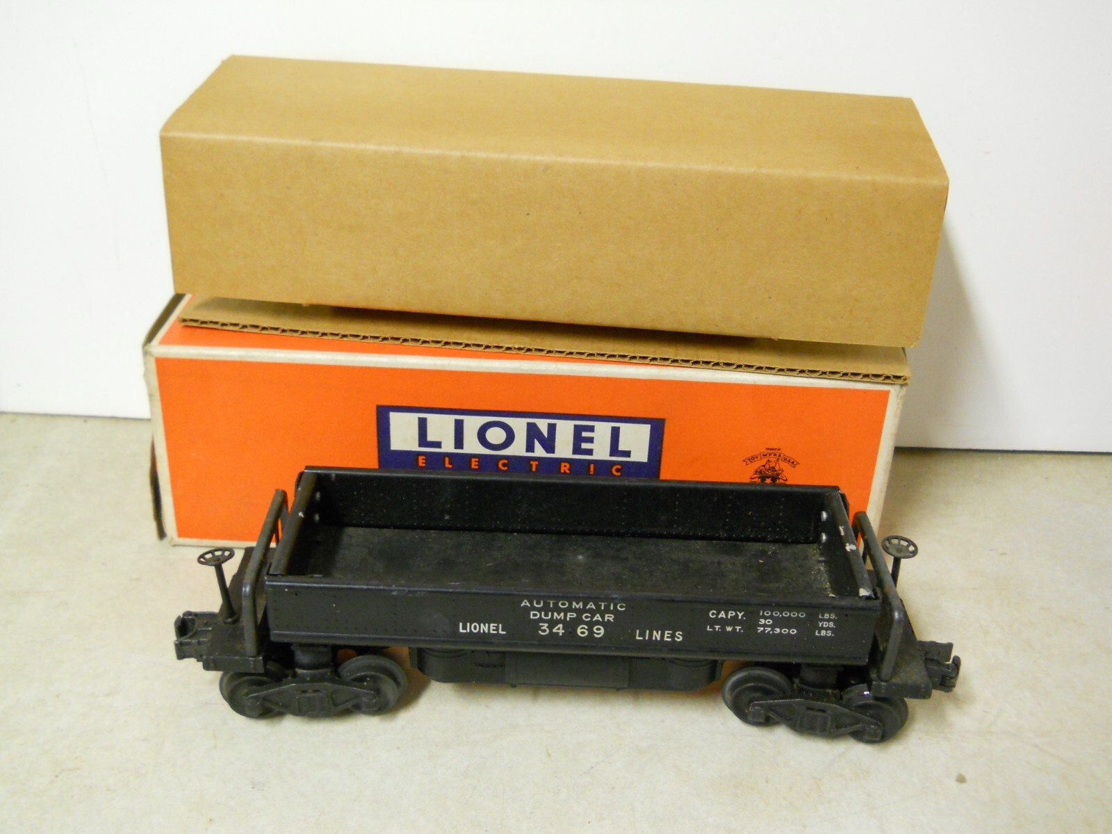 Vintage Lionel Electric Trains No. 3469 Automatic Dumping Ore Car NO ...