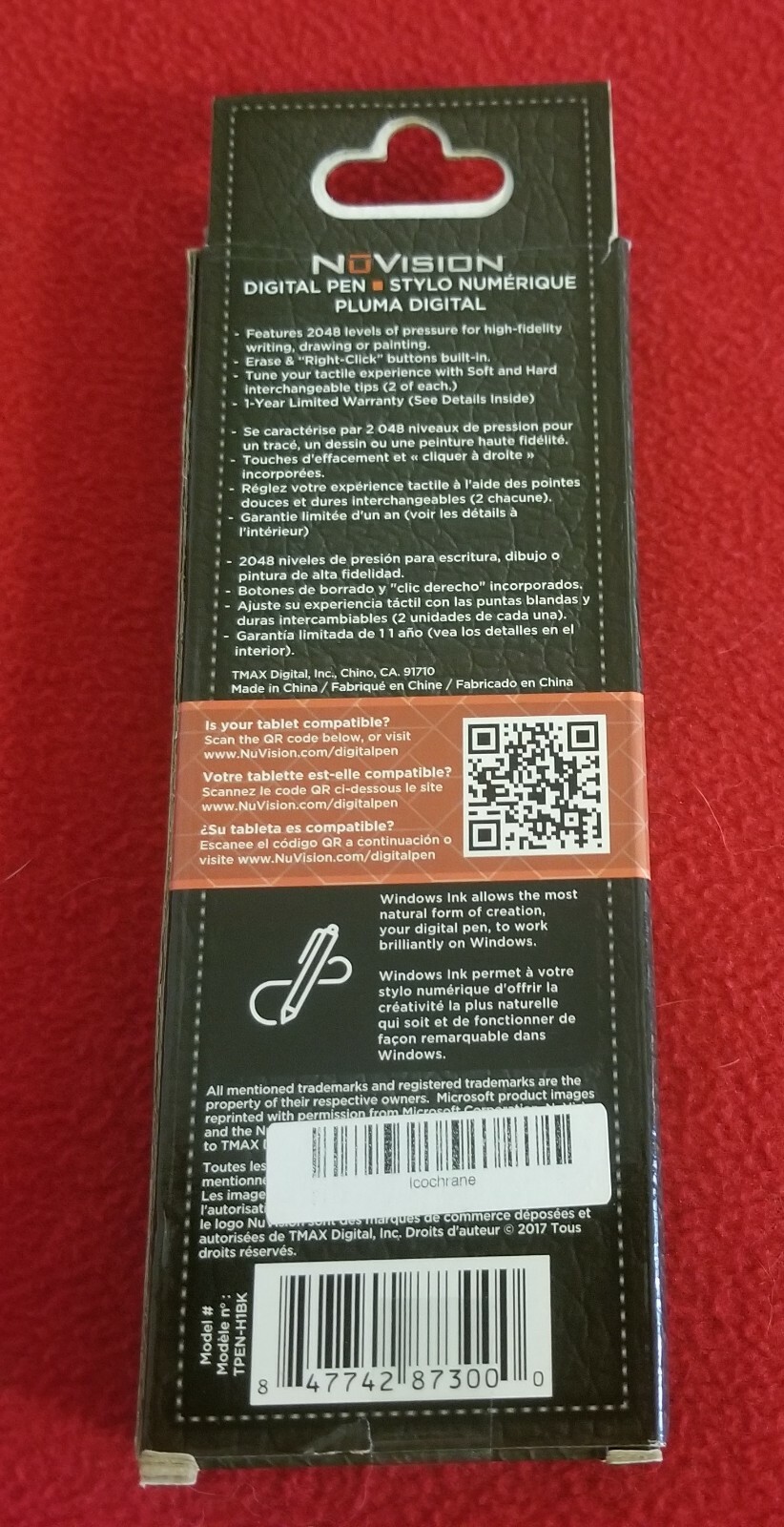 Nuvision Digital Pen for Microsoft Protocol Devices, Surface 3, Surface ...