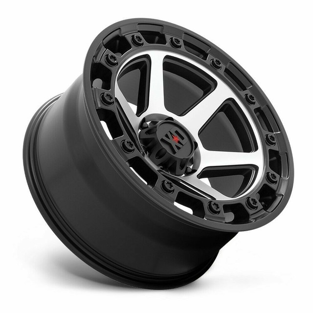 17 Inch Black Silver Wheels Rims XD Series Xd862 RAID Jeep Wrangler JK ...