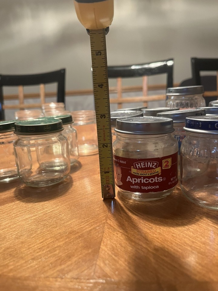 Baby Food Jars- Gerber/Heinz- Most W/ Lids And Also Some W/ Labels (27 ...