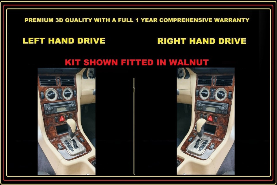 Mercedes SLK & Kompressor R170 96-2004 Walnut Wood Silver Carbon Black ...