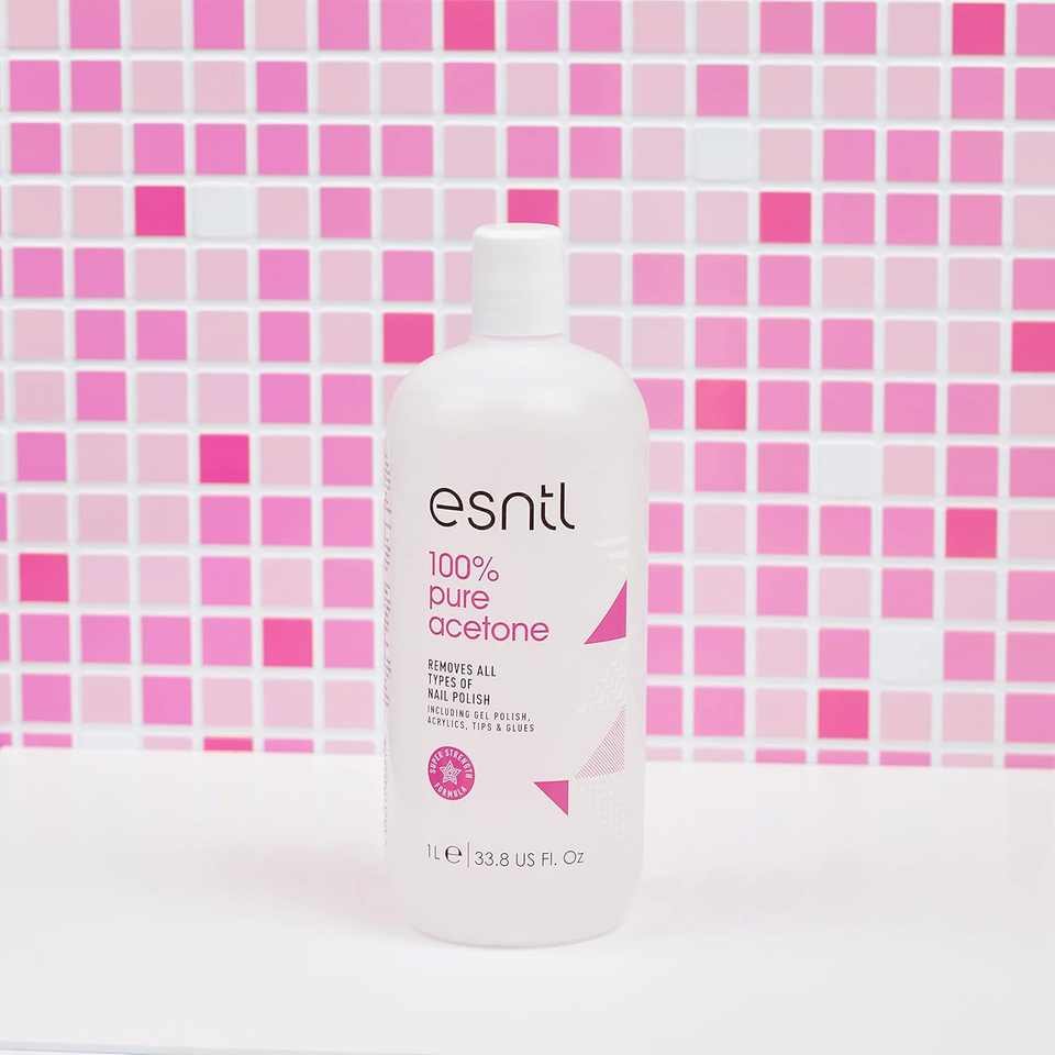 100% Pure Acetone Nail Polish Remover | 1L | Super Strength Formula ...