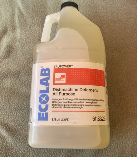Ecolab Trupower All Purpose Dish machine Detergent, Ultra Concentrate 1 ...