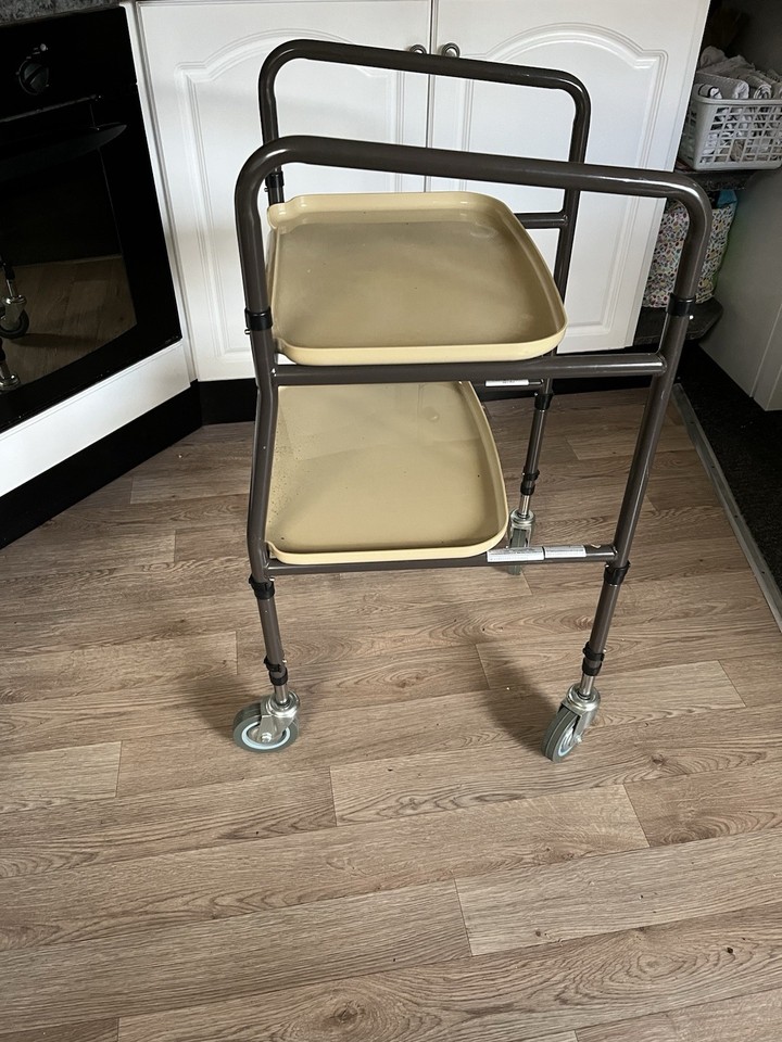 Trolley helpful aide wheels 2 shelves Aidapt VGC BB1 5021196598558 ...