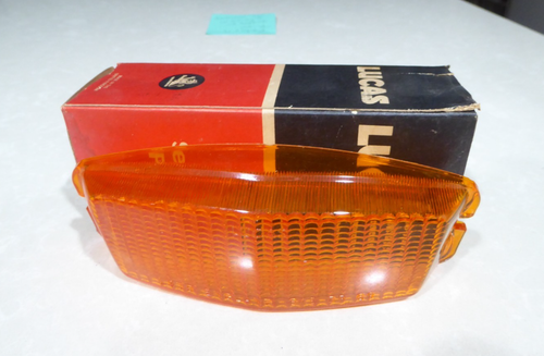 Lucas L838 Front Lens MG Midget Sprite Austin Healey NOS in box marker ...