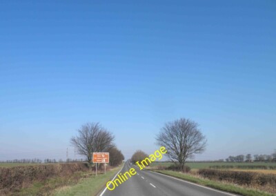 Photo 6x4 The A1077 trunk Road (Top Road) West Halton c2014 | eBay UK