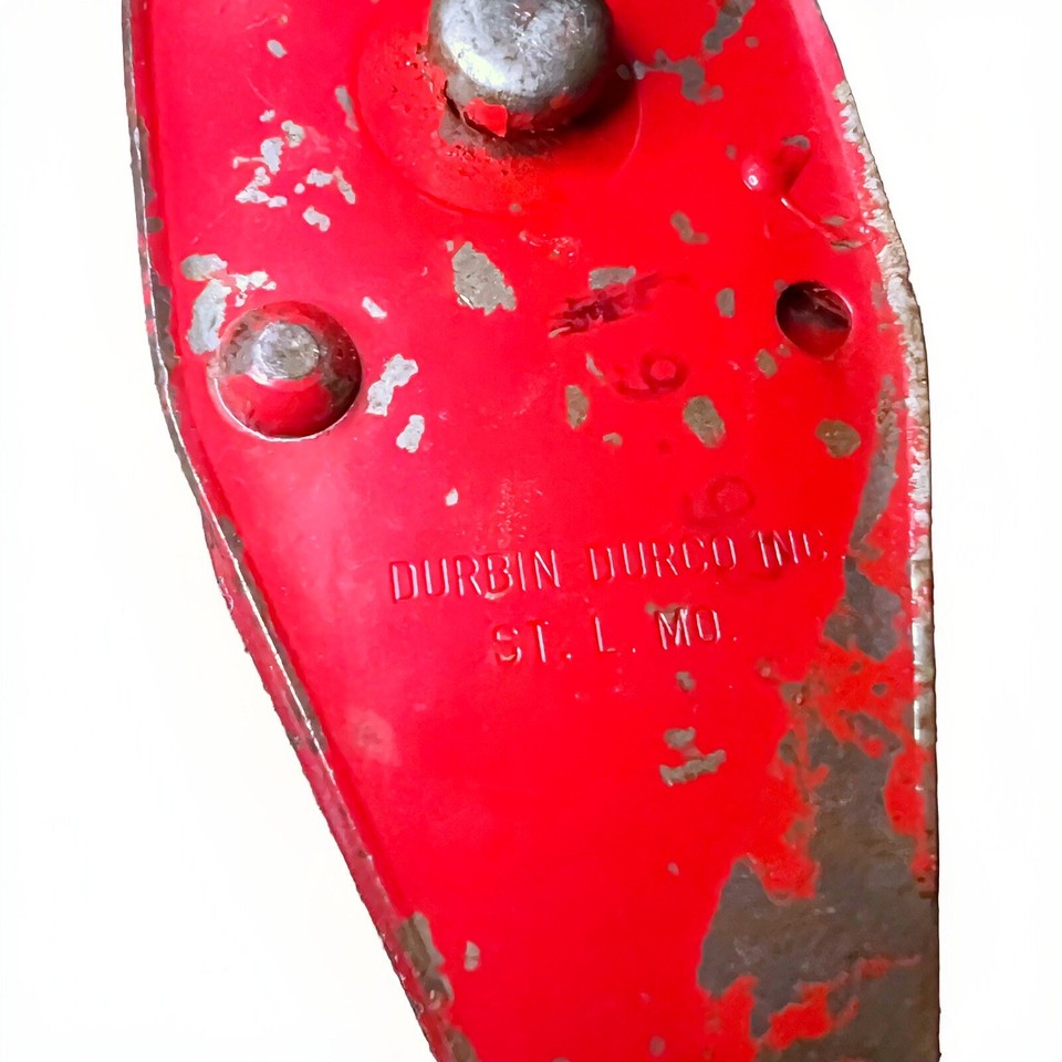 VTG Durbin Durco Fence Stretcher Rope Double Pulley Block & Tackle St ...