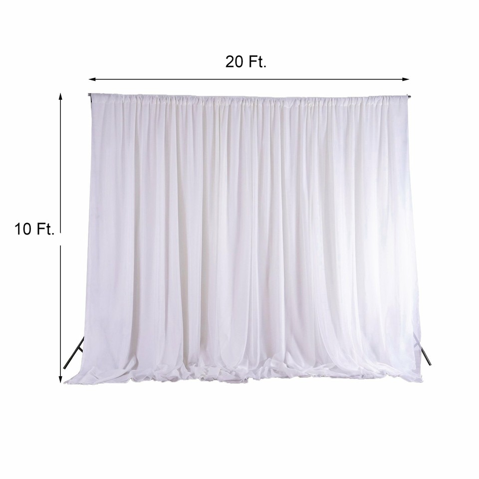 20ft x 10ft Ivory Professional BACKDROP Photo Background Wedding ...
