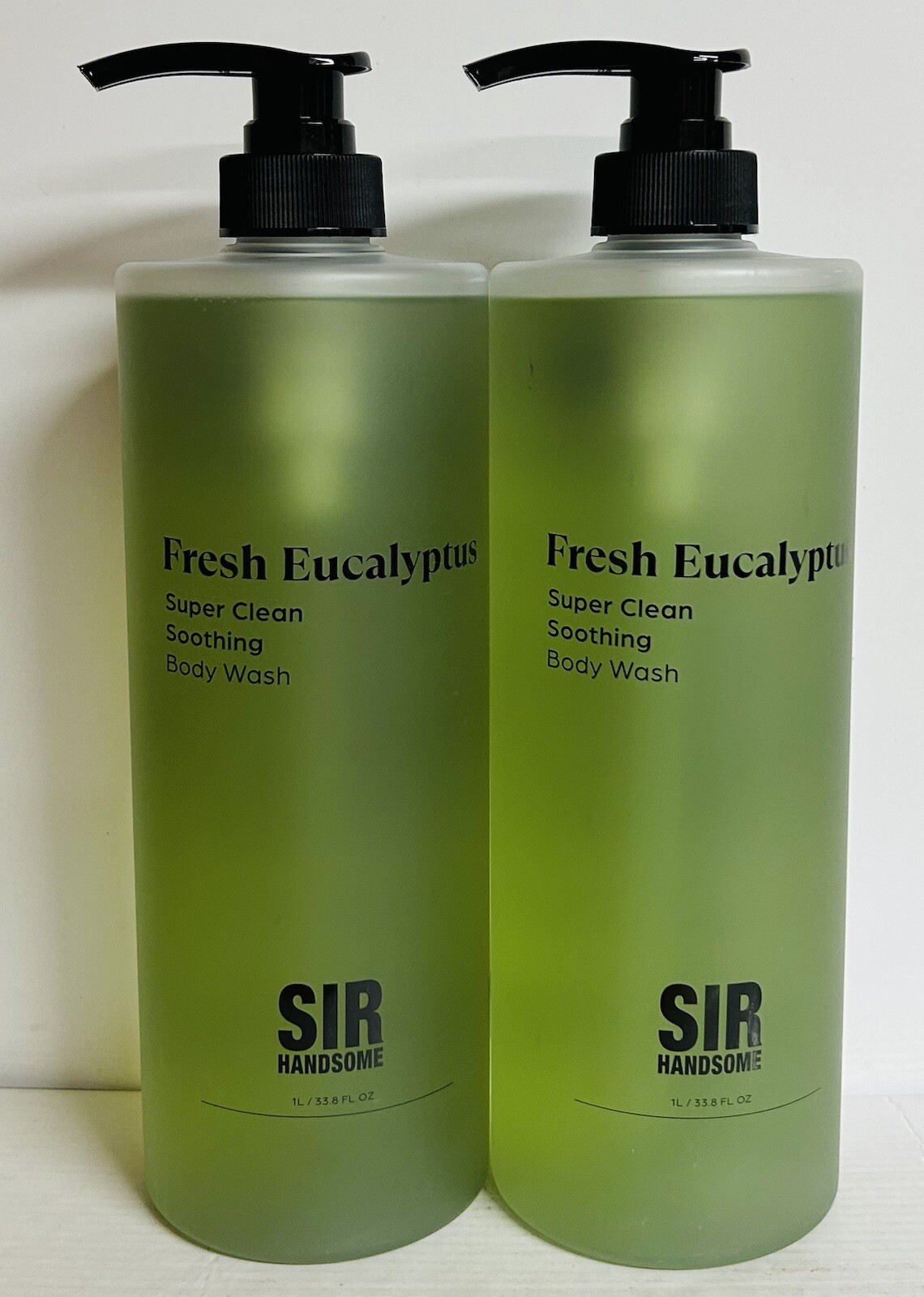 2-Pack Sir Handsome ~ Fresh Eucalyptus Super Clean Soothing Body Wash ...