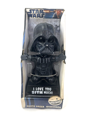 STAR WARS Marbled DARTH VADER BOBBLE HEAD “I LOVE YOU SITH MUCH ...