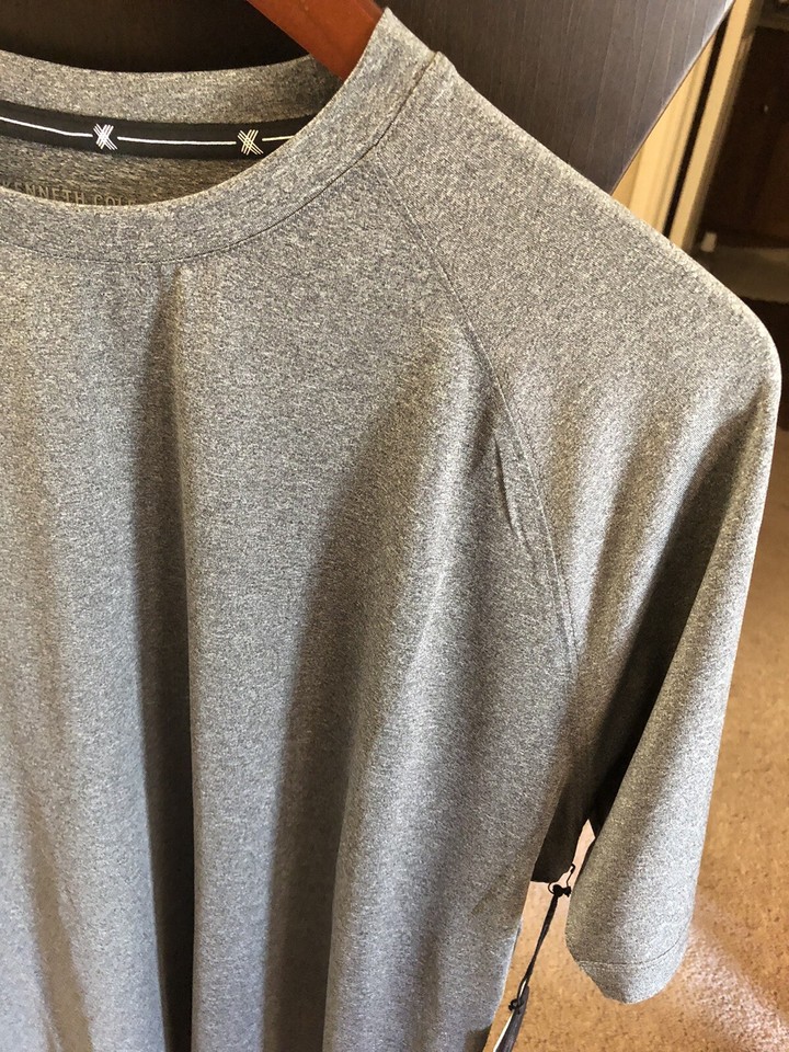 Kenneth Cole Tech Raglan Short Sleeve Active Running Workout Tee ...