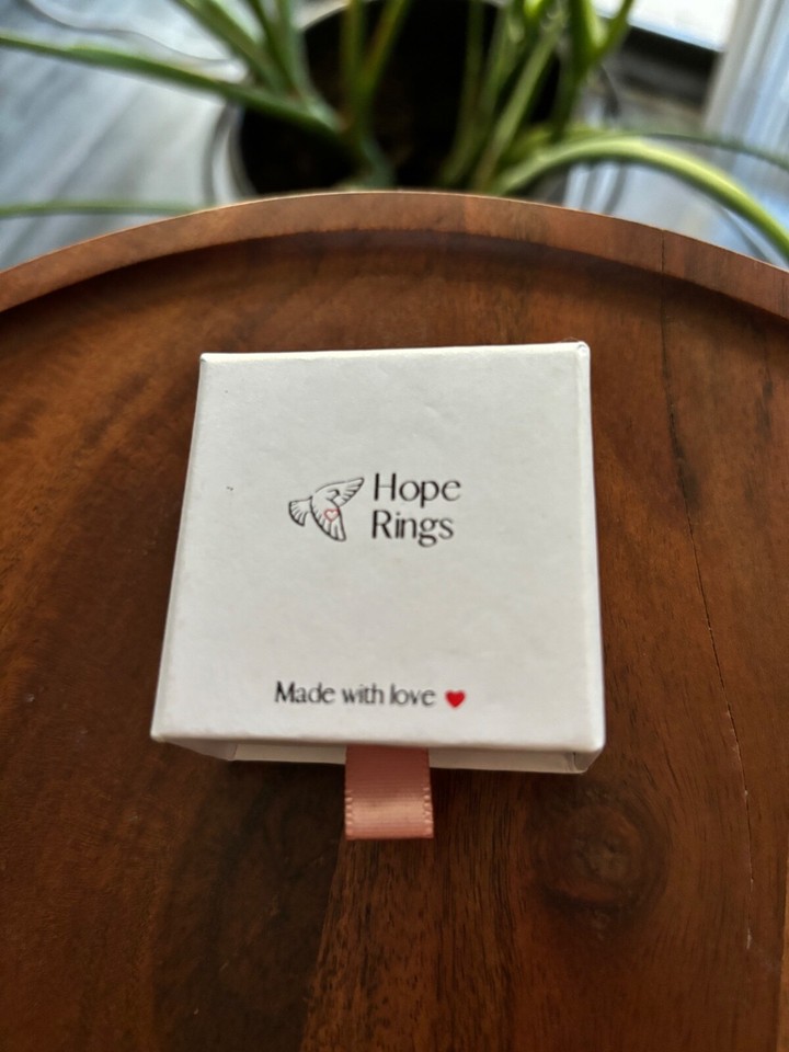 Hope Rings Faith Ring with Inspirational Engraved Quote Adjusts to Any ...