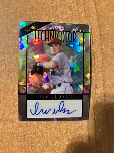 2023 Leaf Vivid - Mitch Jebb - Technicolor Silver Prismatic Auto #d 3/9 ...