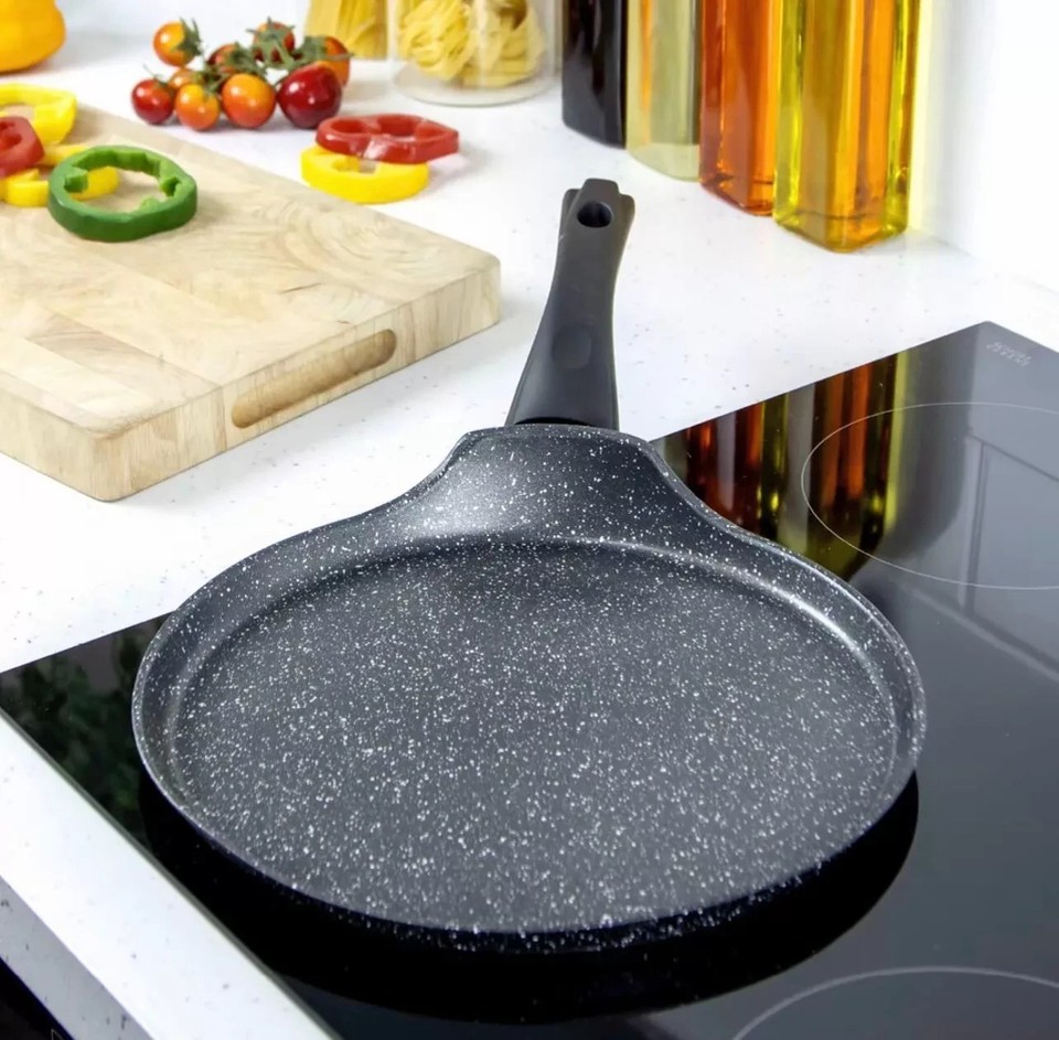 Pancake Pan Dosa Tawa Non-Stick Induction Crepe Griddle Roti Pan ...