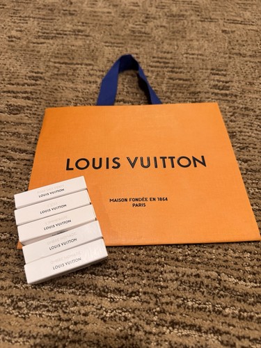 LOUIS VUITTON Perfume Sample Set of 5 w/ Gift Bag – 0.06 oz Each – All ...