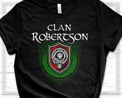 Scottish Clan Robertson Surname Scotland Tartan and Clan Badge | eBay