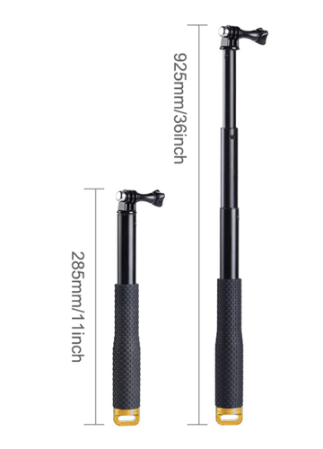 Monopod Pole Mount Handle Selfie Stick Telescopic for GoPro Hero Max 10 ...