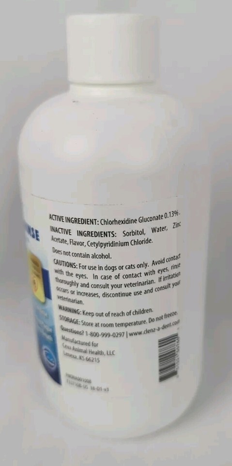 Clenz-A-Dent Chlorhexidine Rinse 8 oz | eBay