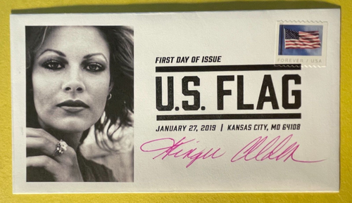 SIGNED GINGER ALLEN (ELVIS GIRLFRIEND) FDC AUTOGRAPHED FIRST DAY COVER ...