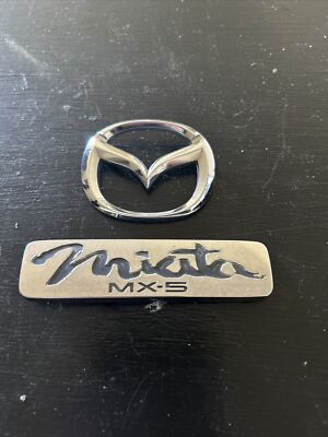 1990 - 1997 OEM Mazda Miata MX5 Rear Trunk Emblem Logo Set | eBay