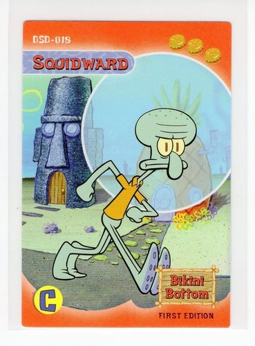 Squidward DSD-018 Aquatic Amigos SpongeBob SquarePants Card LP | eBay