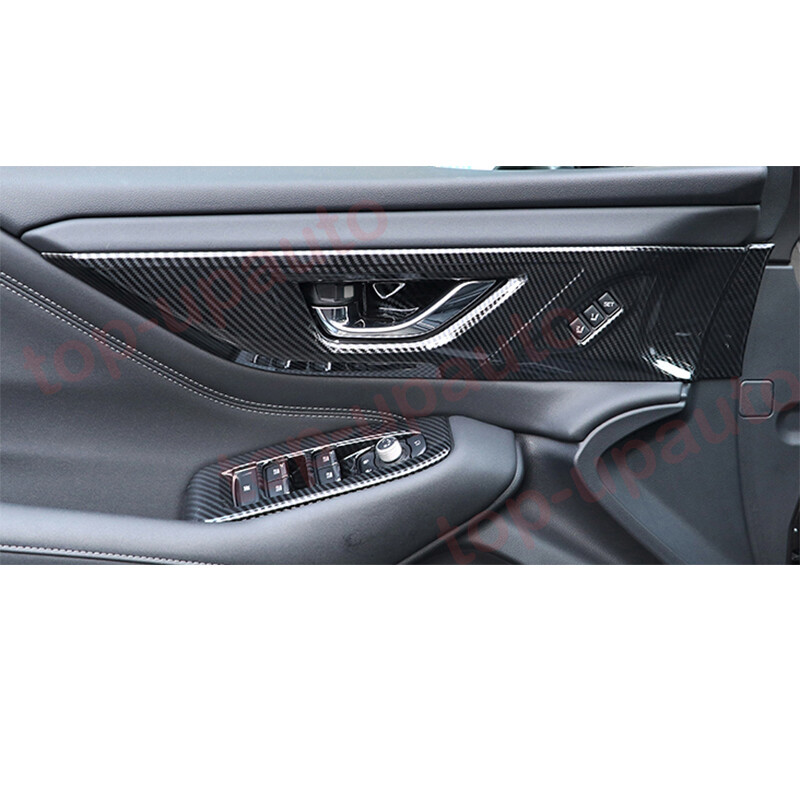 For Subaru Outback 2020-2023 ABS carbon Interior Door Handle Panel ...