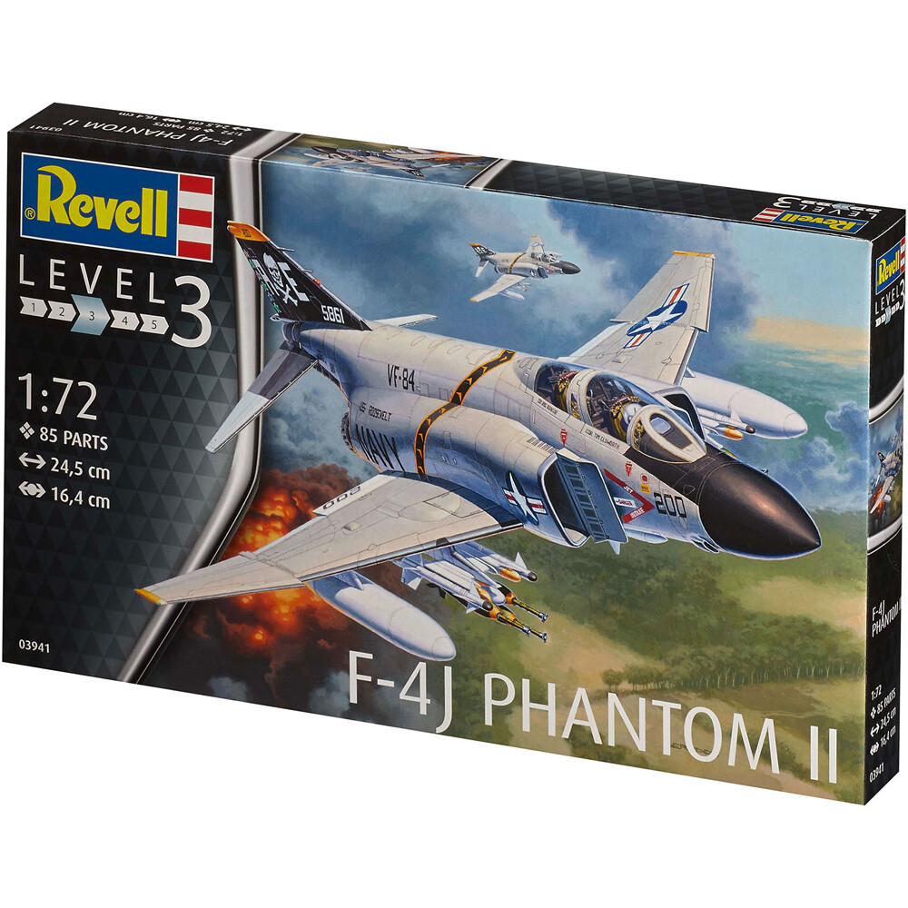 Revell 1/72 Model Aircraft Kit F-4J Phantom II Model 03941 | eBay