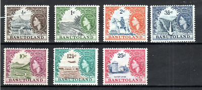 Basutoland 1961-63 values to 25c SG 69-77 MH | eBay UK