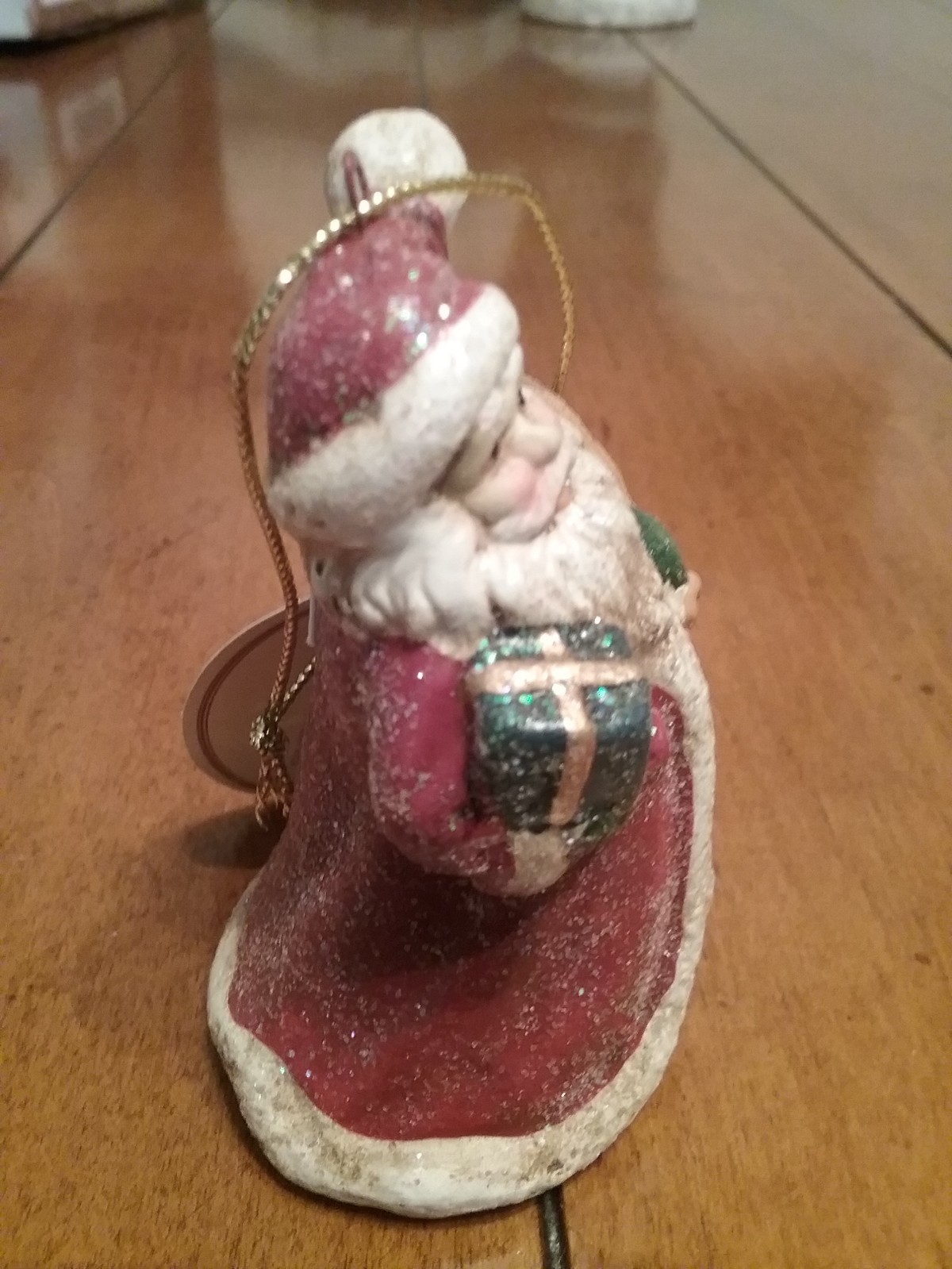 Tii Collections Ceramic Santa Bell Christmas Ornament W8935 | eBay