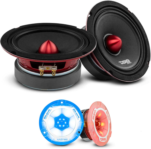 2100W Pro Car Audio Speaker Combo 2x6x9 & 2x6.5" Loudspeakers 8 Ohm ...
