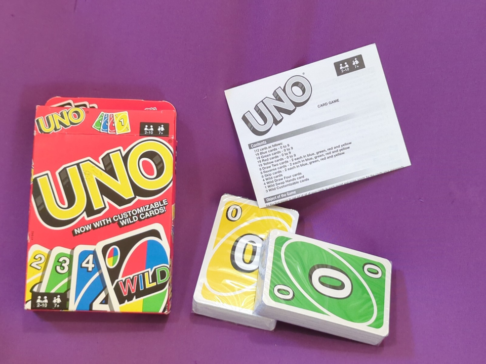 New Mattel UNO Classic Card Game Damaged Box | eBay