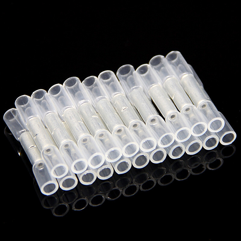 50PC 26-24AWG Wire Butt Splice Connectors Heat Shrink Waterproof ...