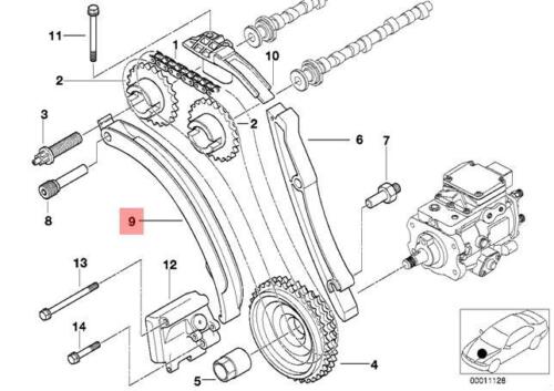 Genuine BMW E39 E46 Sedan Wagon Chain Tensioner OEM 11312246809 | eBay