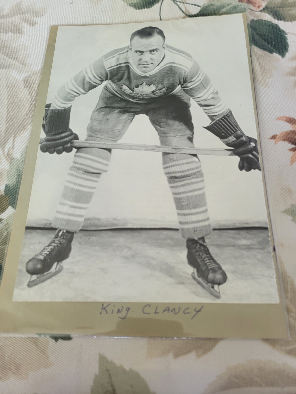 KING CLANCY POSTER COLOR 7 x 10 inches TORONTO MAPLE LEAFS | eBay
