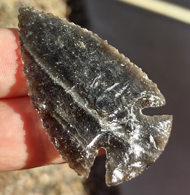 modern arrowhead 2&1/8" New Mexican Obsidian | eBay