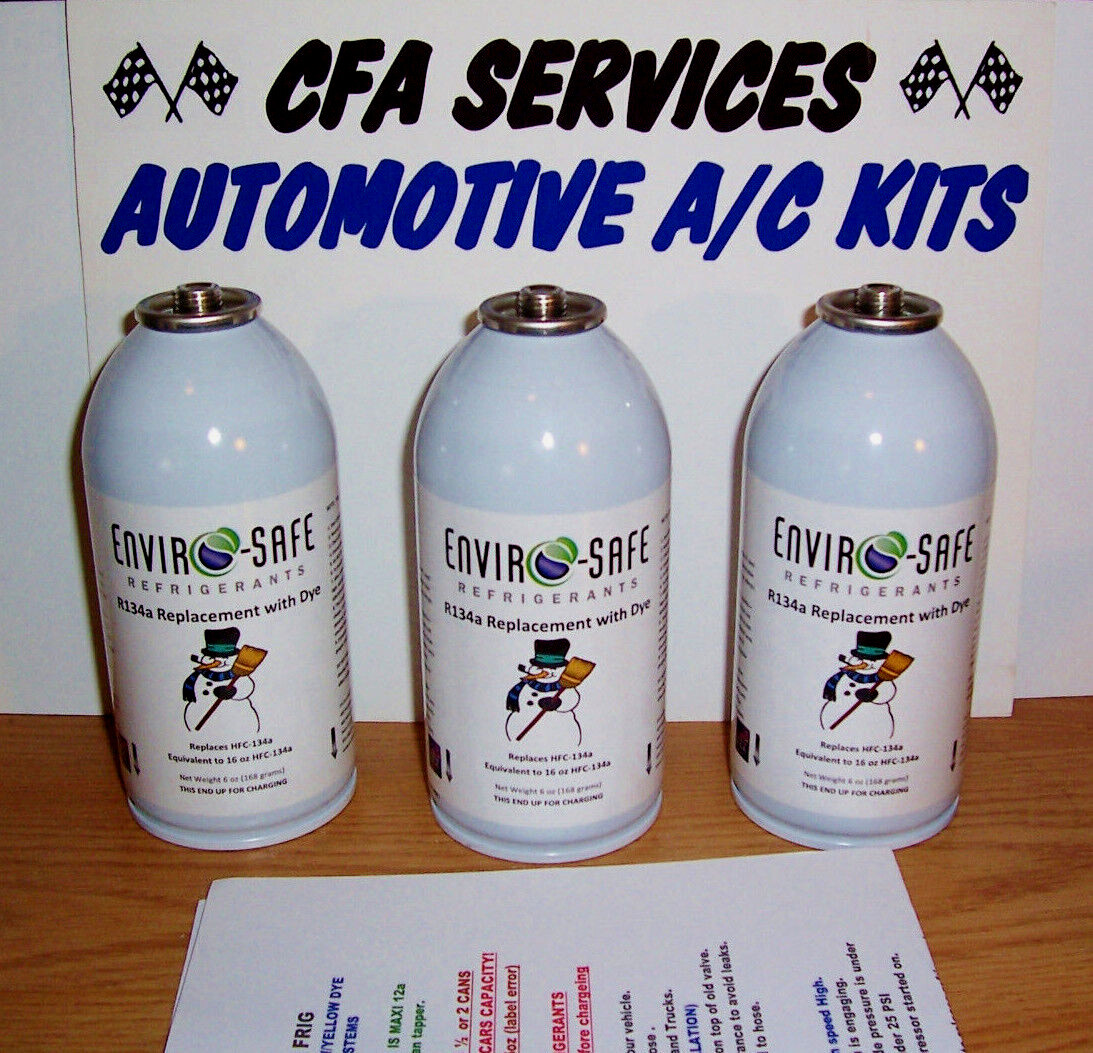 ENVIROSAFE R134a REPLACEMENT REFRIGERANT /R12 & 134a COMPATIBLE /LOWER ...