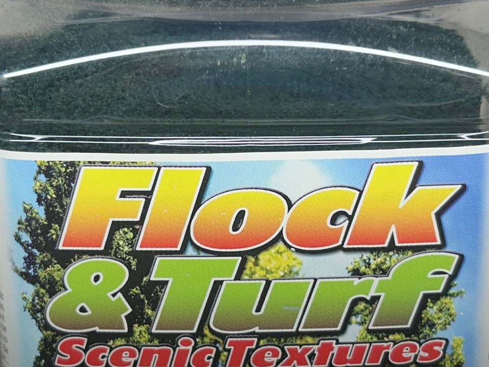 FOREST GREEN -FINE - FLOCK & TURF FOLIAGE 64oz - BLEND- ALL Scale ...