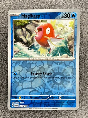 Magikarp 129/165 NM Reverse Holo English Pokemon 151 TCG | eBay