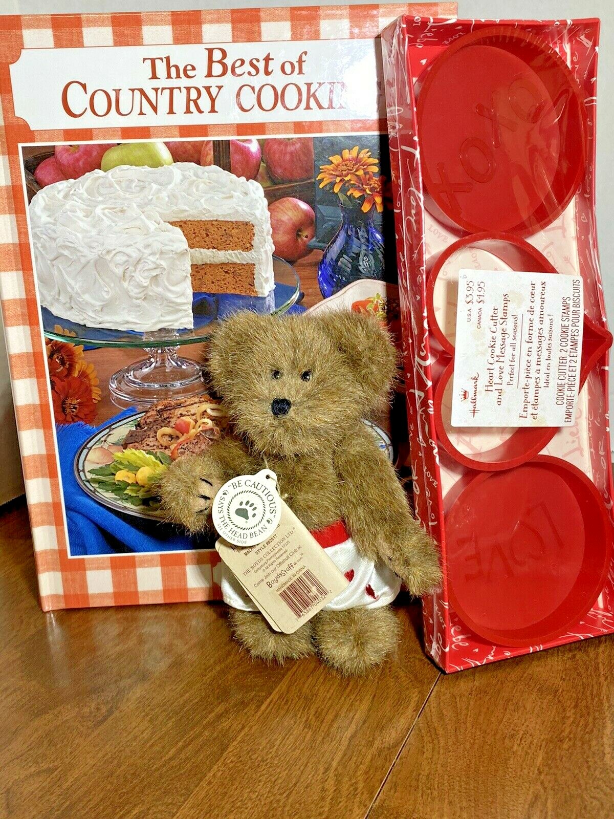 Valentines Day Cooking Gift Basket Items Kitchen Baking Fun Cookbook ...