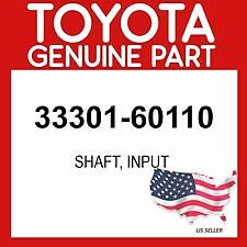 Toyota OEM genuine shaft input 33301-60130 | eBay