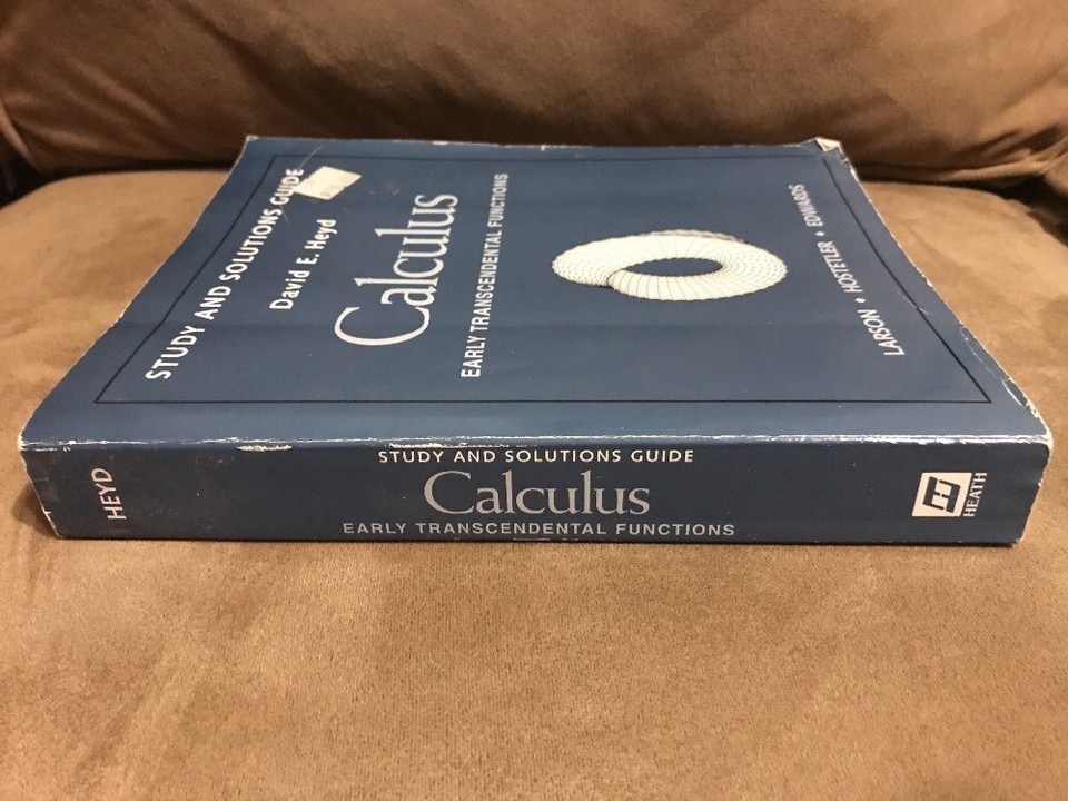Calculus: Early Transcendental Functions - Study & Solutions Guide ...