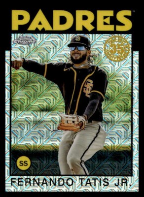 2021 TOPPS '86 TOPPS SILVER PACK CHROME FERNANDO TATIS JR. #86C-7 ...