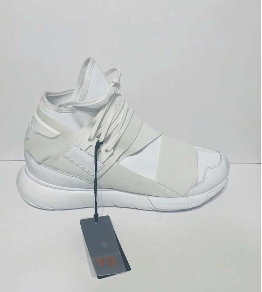 Adidas Y-3 Qasa High Triple White for sale | eBay