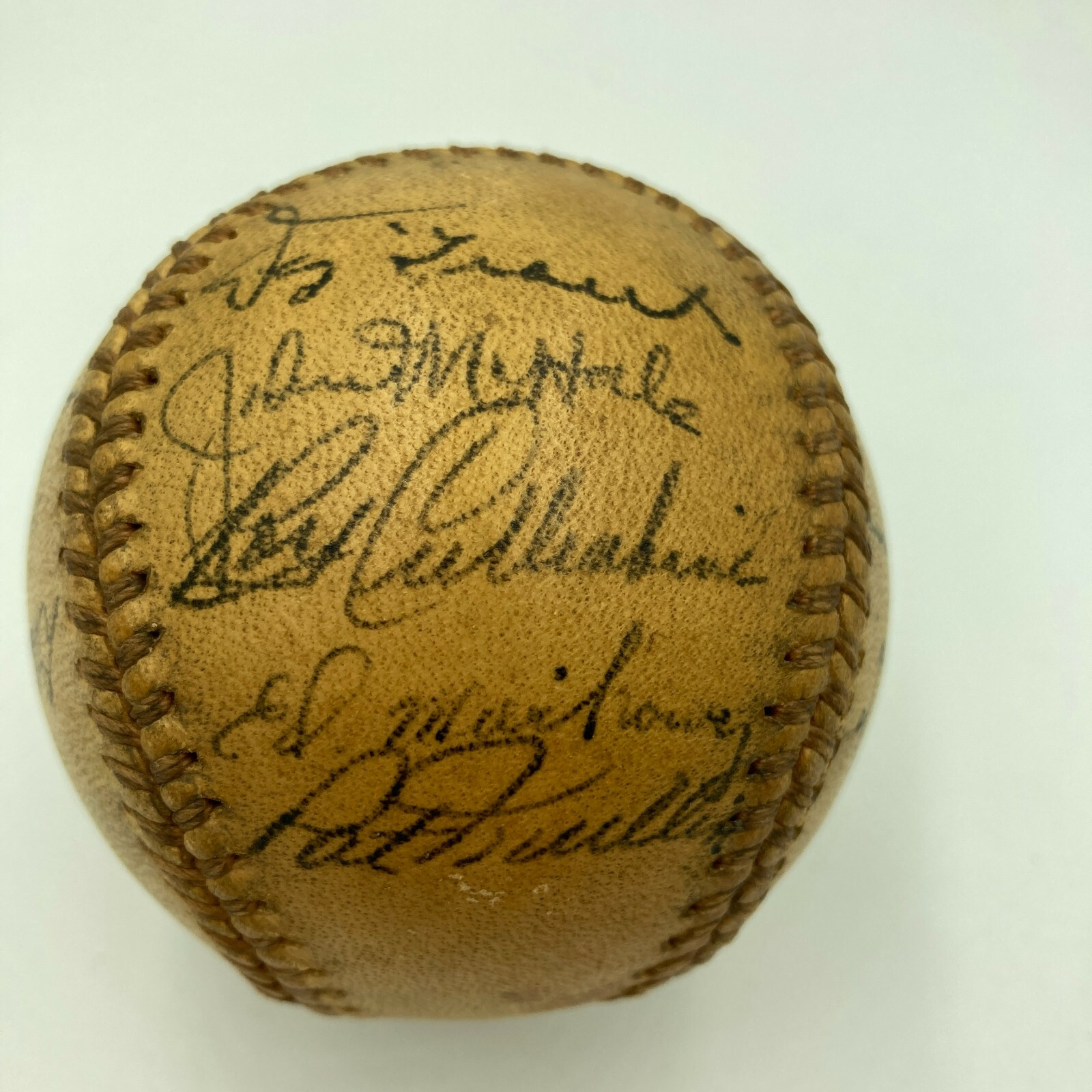 1946 Detroit Tigers Team Signed Official American League Harridge ...