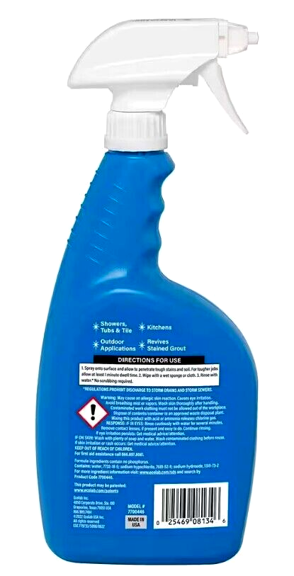 Ecolab Mold and Mildew Stain Remover Non- Abrasive Formula - 32 oz. | eBay