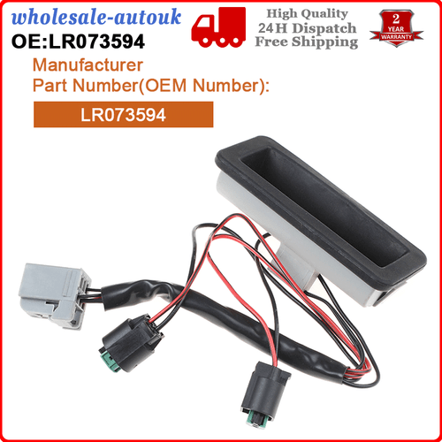 FOR LAND ROVER DISCOVERY 3 & 4 REAR TAILGATE BOOT RELEASE HANDLE SWITCH ...