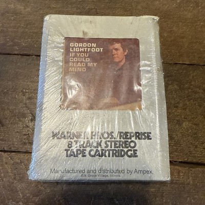 RARE Vintage 8-Track Tape – Gordon Lightfoot w/ Sleeve & Cellophane ...