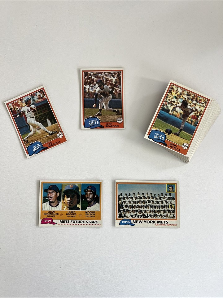 1981 Topps Baseball New York Mets Team Set 28 Cards Excellent | eBay